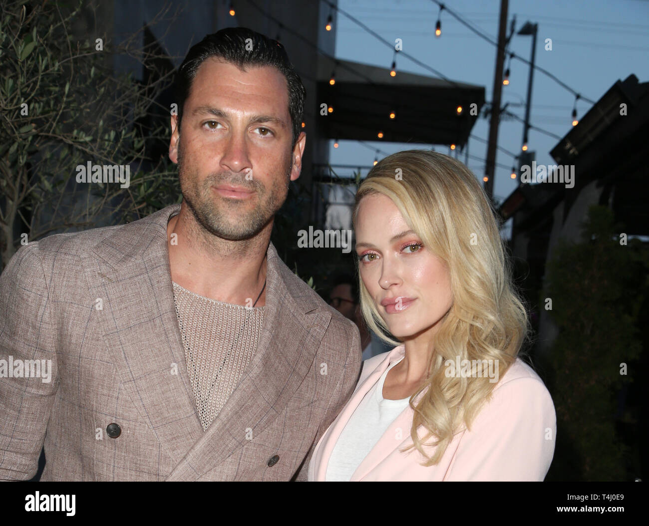 LOS ANGELES, CA -APRIL 16: Maksim Chmerkovskiy, Peta Murgatroyd, at the ...