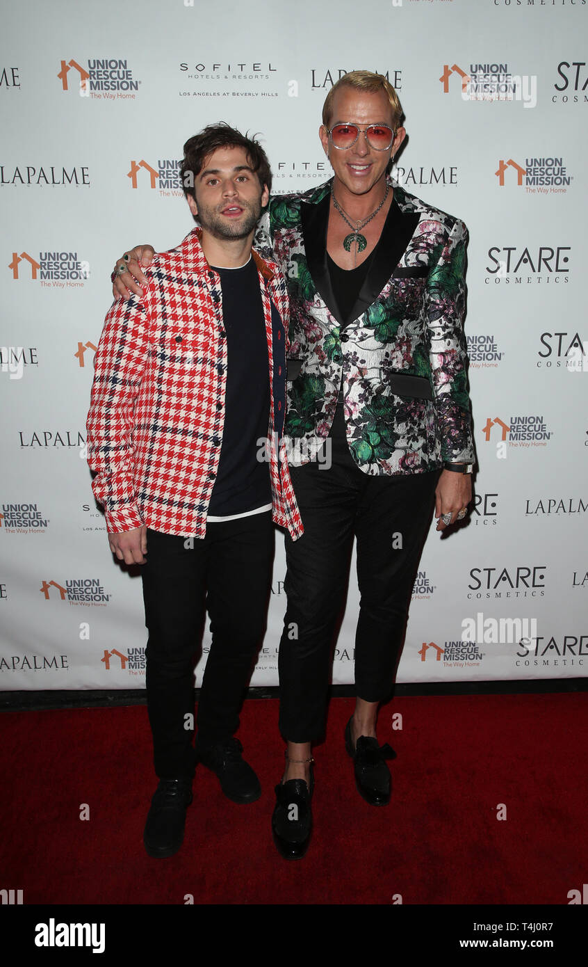 Los Angeles, Ca, USA. 16th Apr, 2019. Jake Borreli, Derek Warburton, at ...