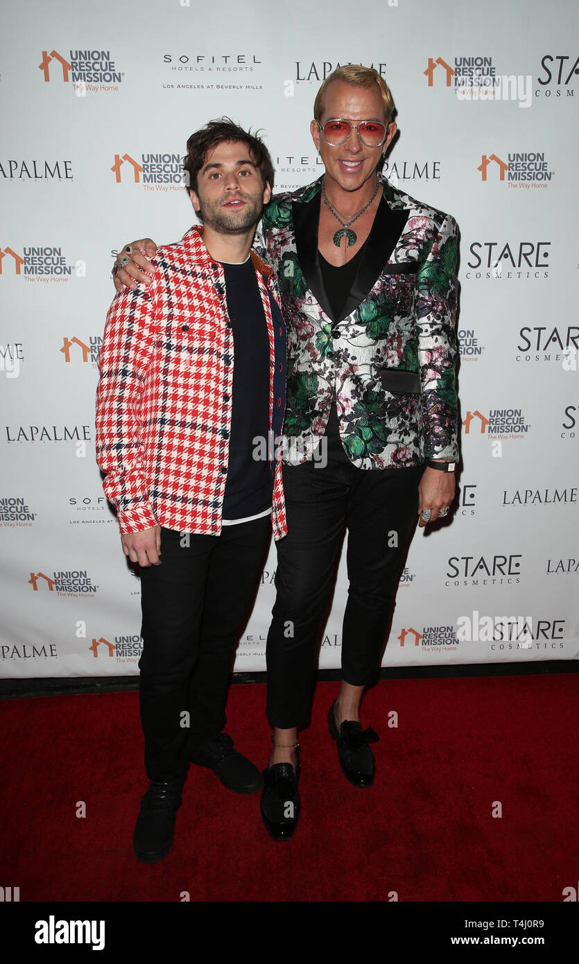 Los Angeles, Ca, USA. 16th Apr, 2019. Jake Borreli, Derek Warburton, at ...