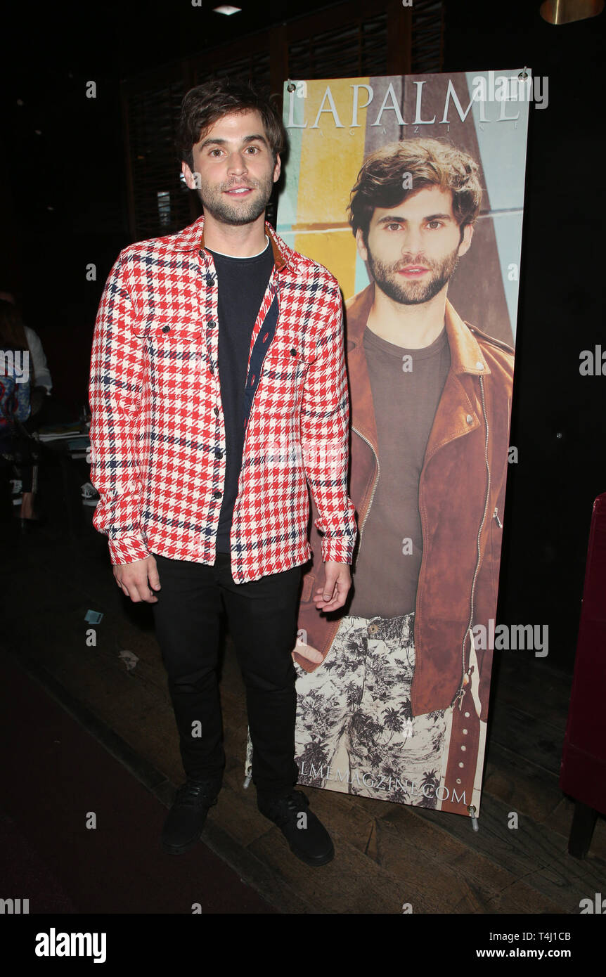 Los Angeles, Ca, USA. 16th Apr, 2019. Jake Borreli, at the Lapalme ...