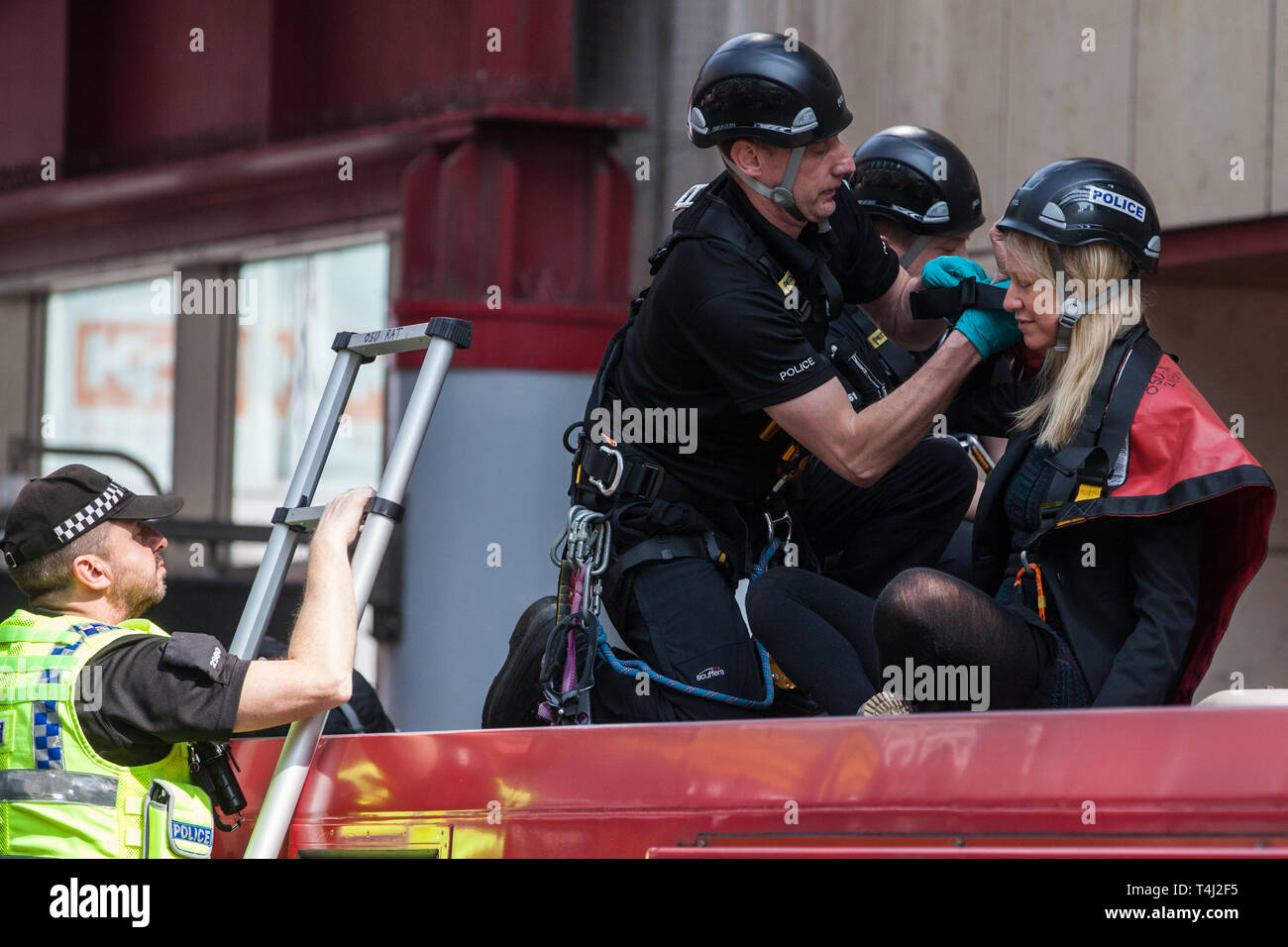 Extinction rebellion train glue hi-res stock photography and images - Alamy