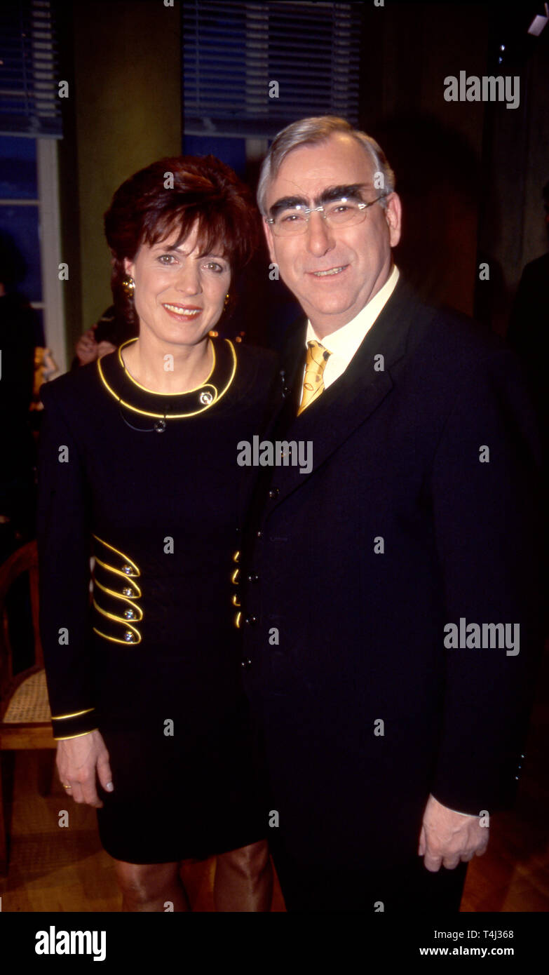 Theo WAIGEL, CSU, former Federal Minister of Finance, with his wife ...