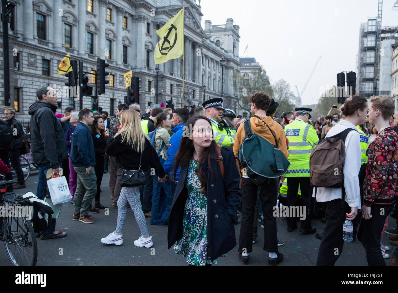 London, UK. 17th April 2019. Amelia Womack, Deputy Leader of the Green ...