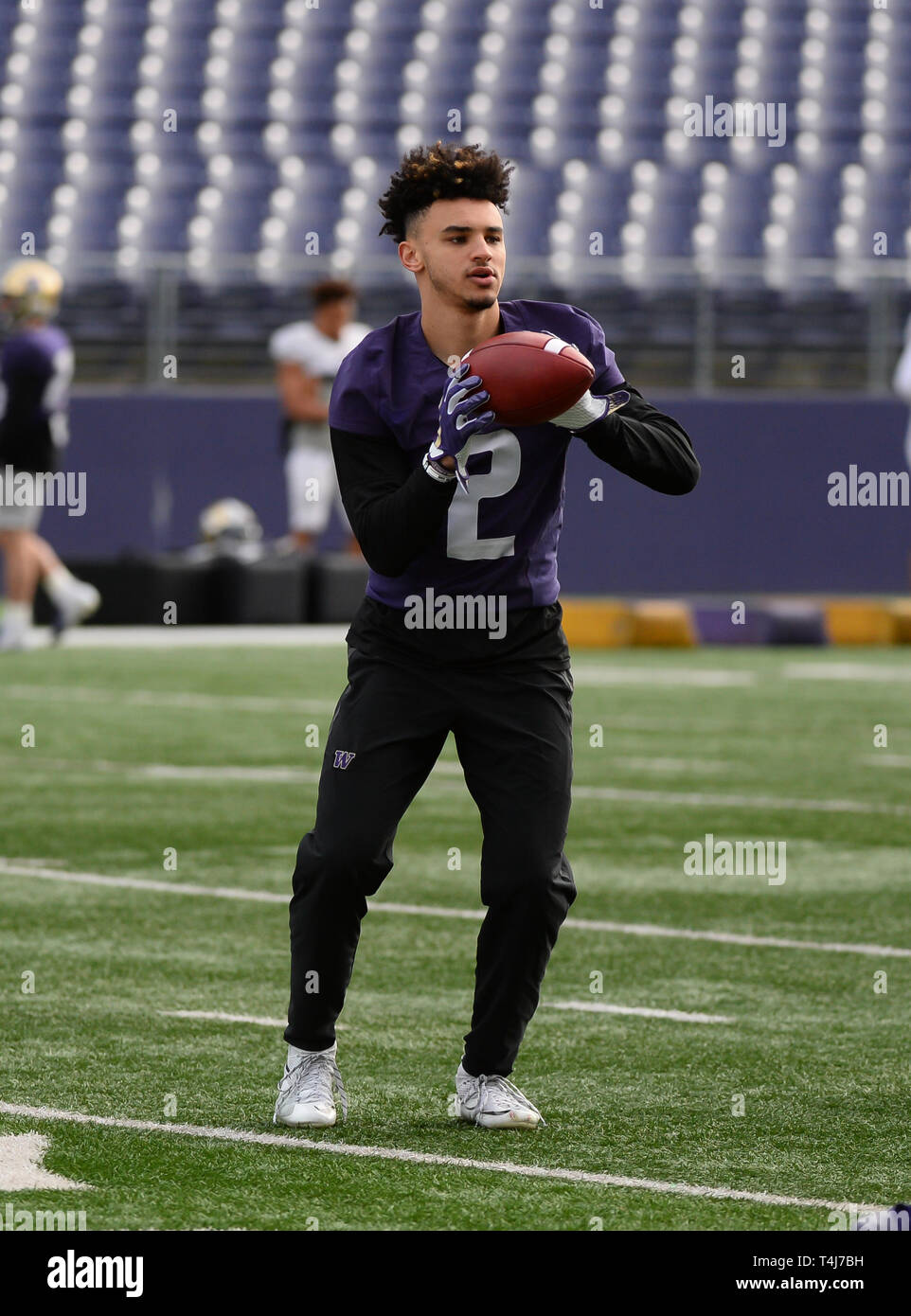 Seattle, WA, USA. 17th Apr, 2019. Wide receiver AARON FULLER (2 ...