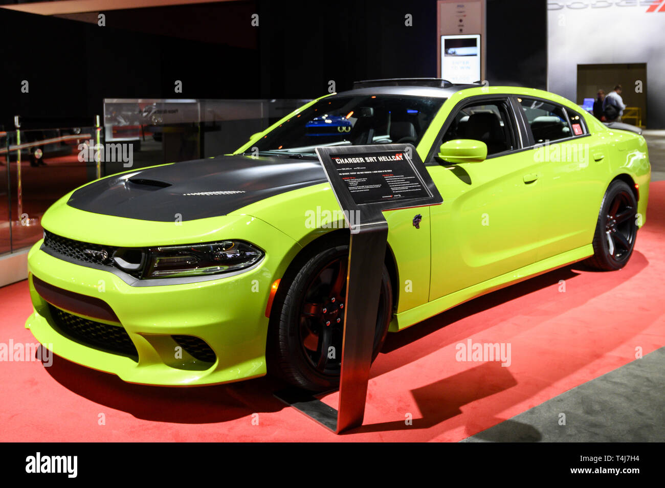 New York, NY, USA. 17th Apr, 2019. Dodge Charger SRT Hellcat at the New ...