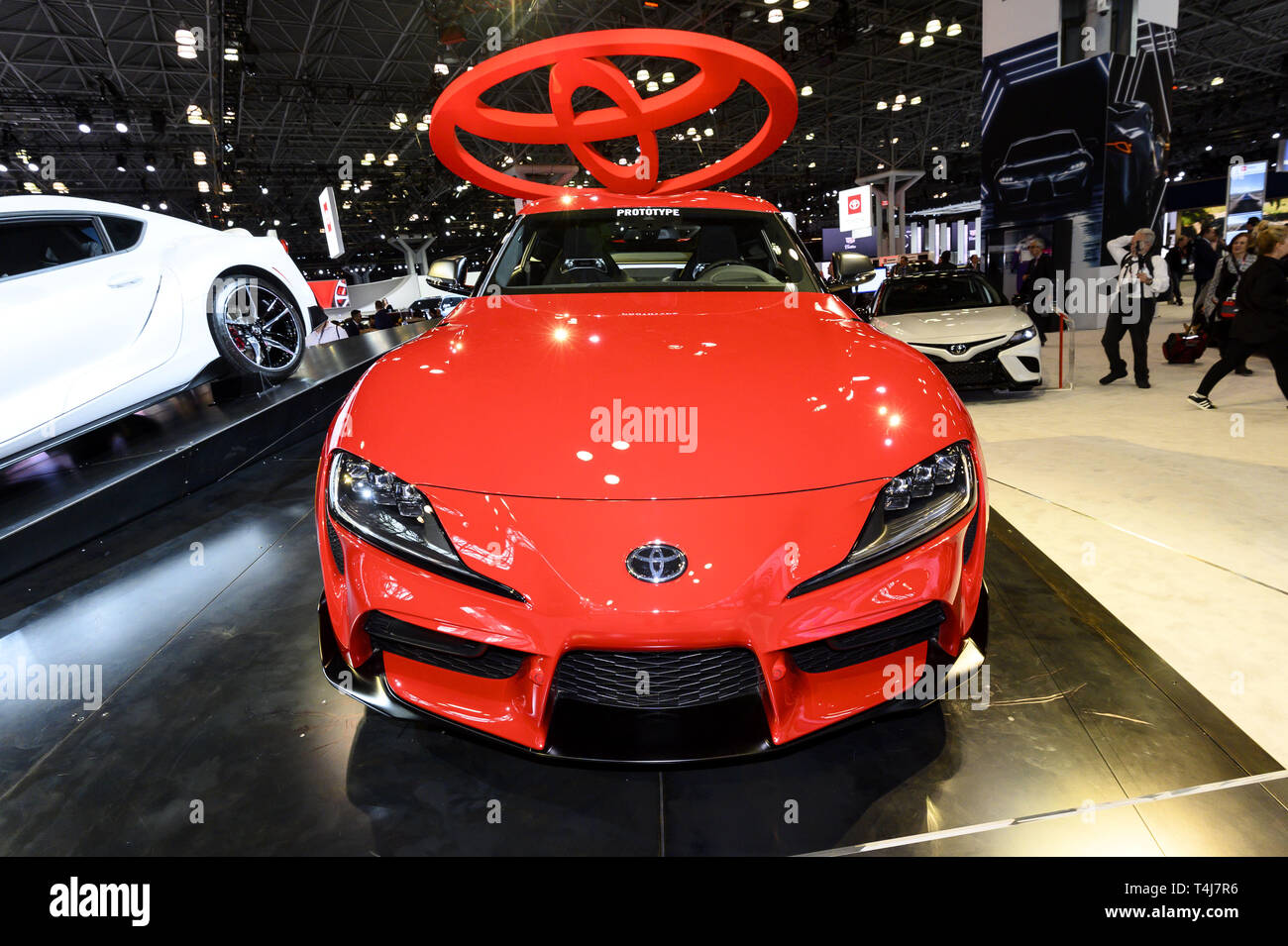 New York, NY, USA. 17th Apr, 2019. Toyota GR Supra at the New York ...