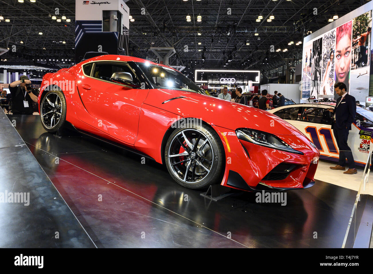 New York, NY, USA. 17th Apr, 2019. Toyota GR Supra at the New York ...