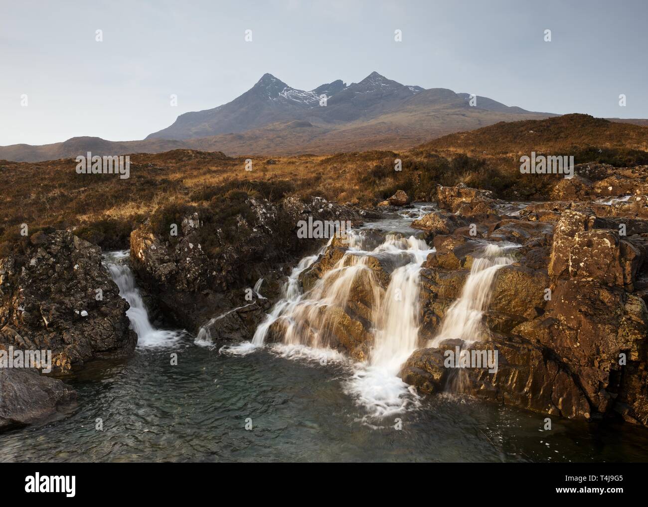 Alt Dearg Mor Falls Stock Photo - Alamy