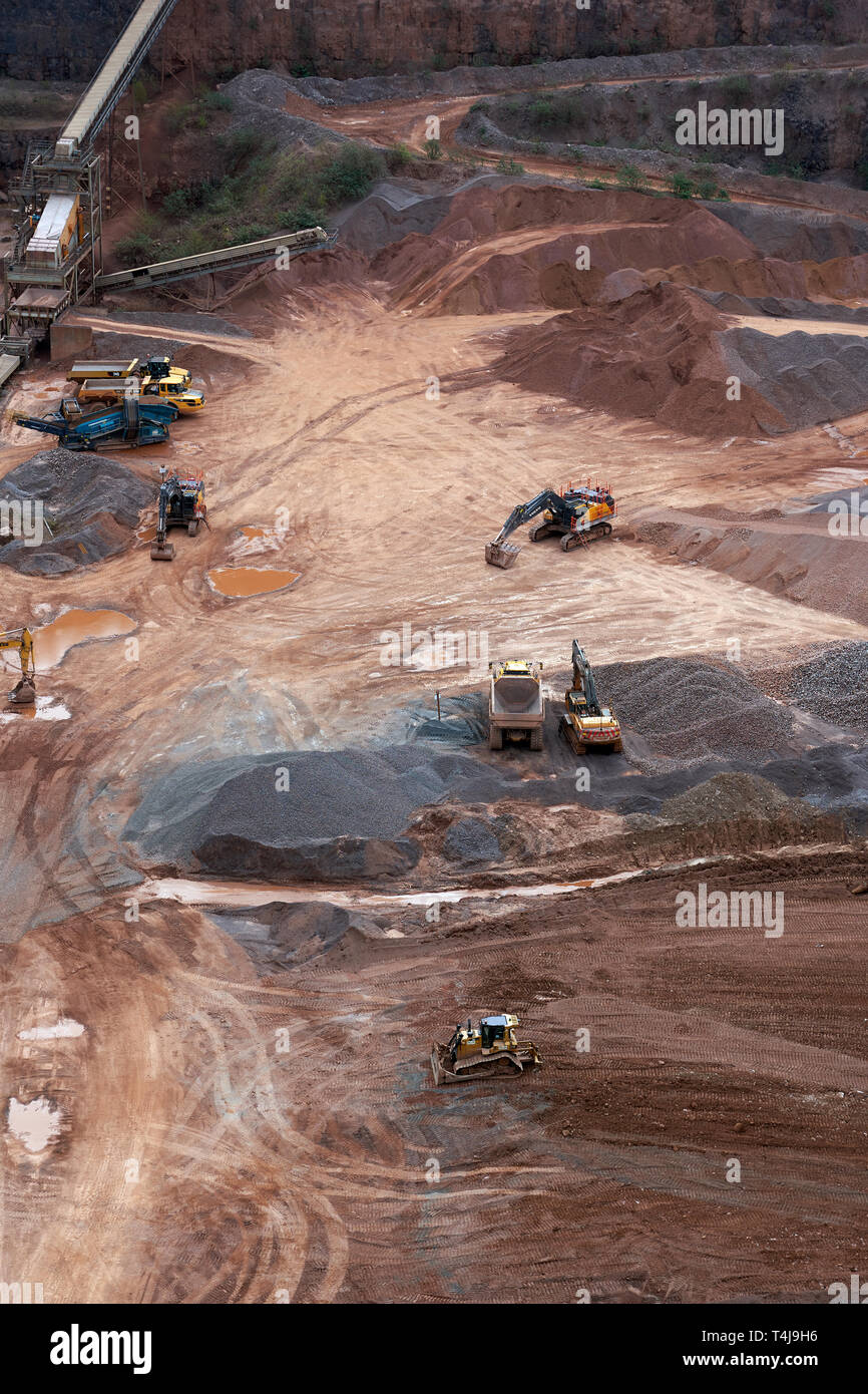 Quarry, Pentyrch, South Wales Stock Photo - Alamy