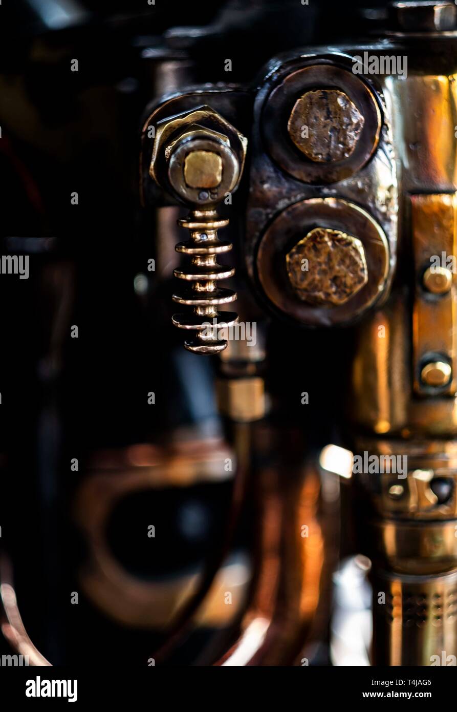 Mechanical old train parts train hi-res stock photography and images ...