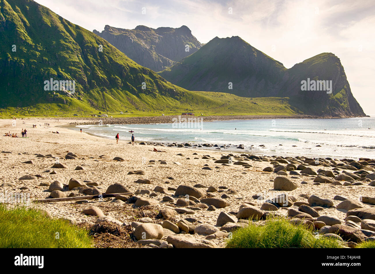 Unstad beach hi-res stock photography and images - Alamy