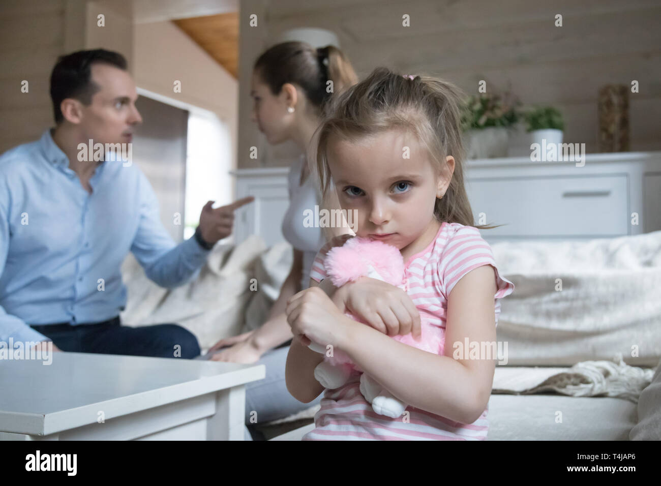 Child scared adult hi-res stock photography and images - Alamy