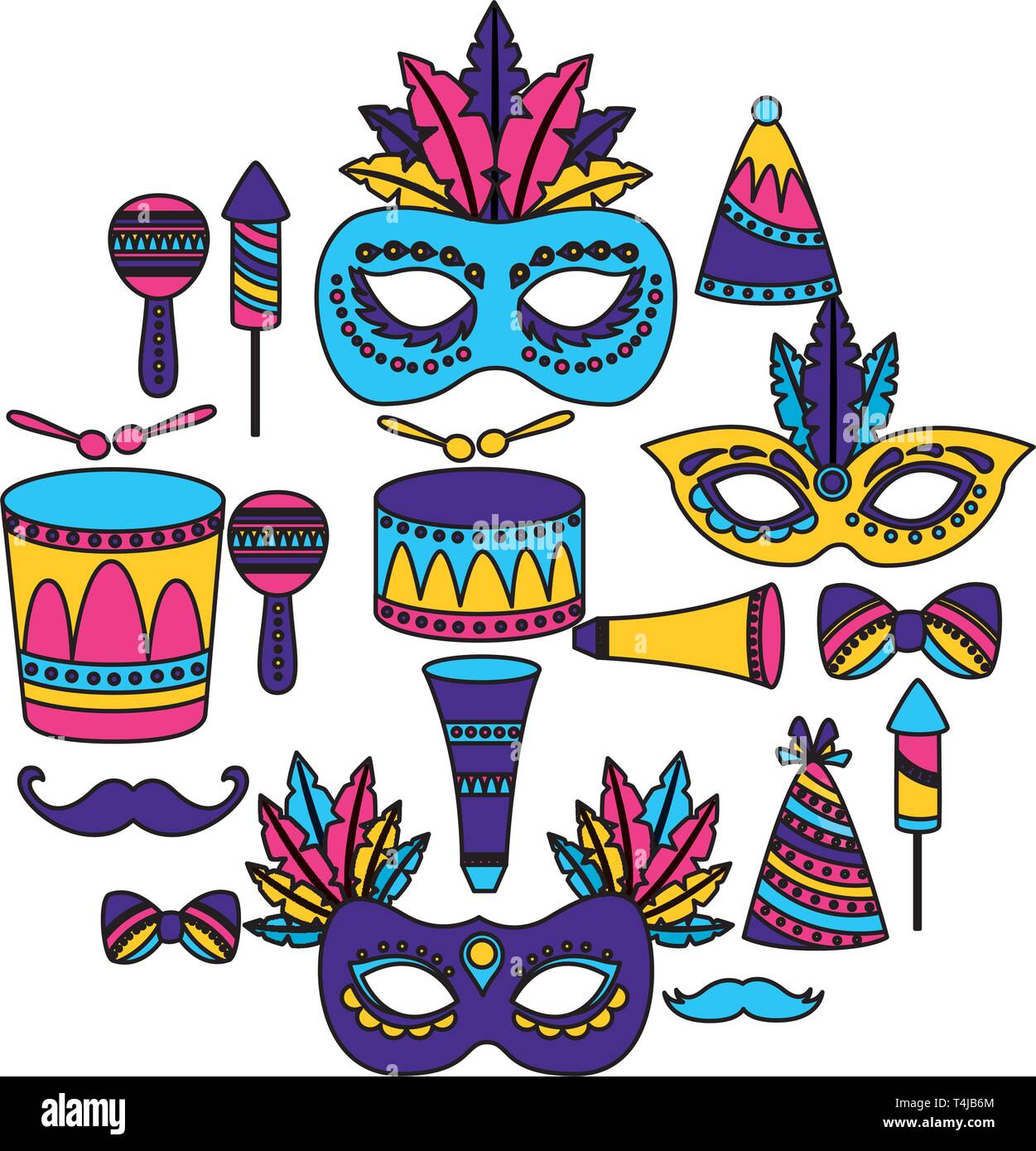 carnival festive celebration Stock Vector Image & Art - Alamy