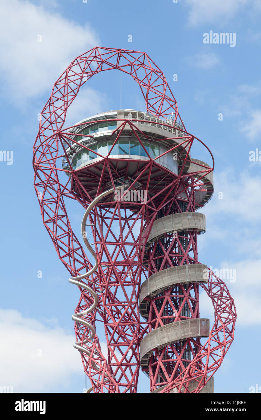 Arcelor Mittal Orbit tower,Queen Elizabeth Olympic Park, Stratford ...