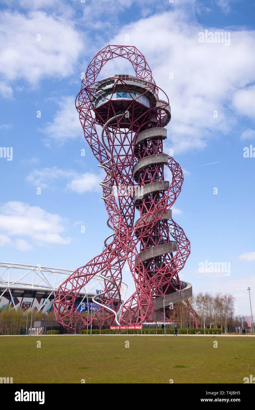 Arcelor Mittal Orbit tower,Queen Elizabeth Olympic Park, Stratford ...