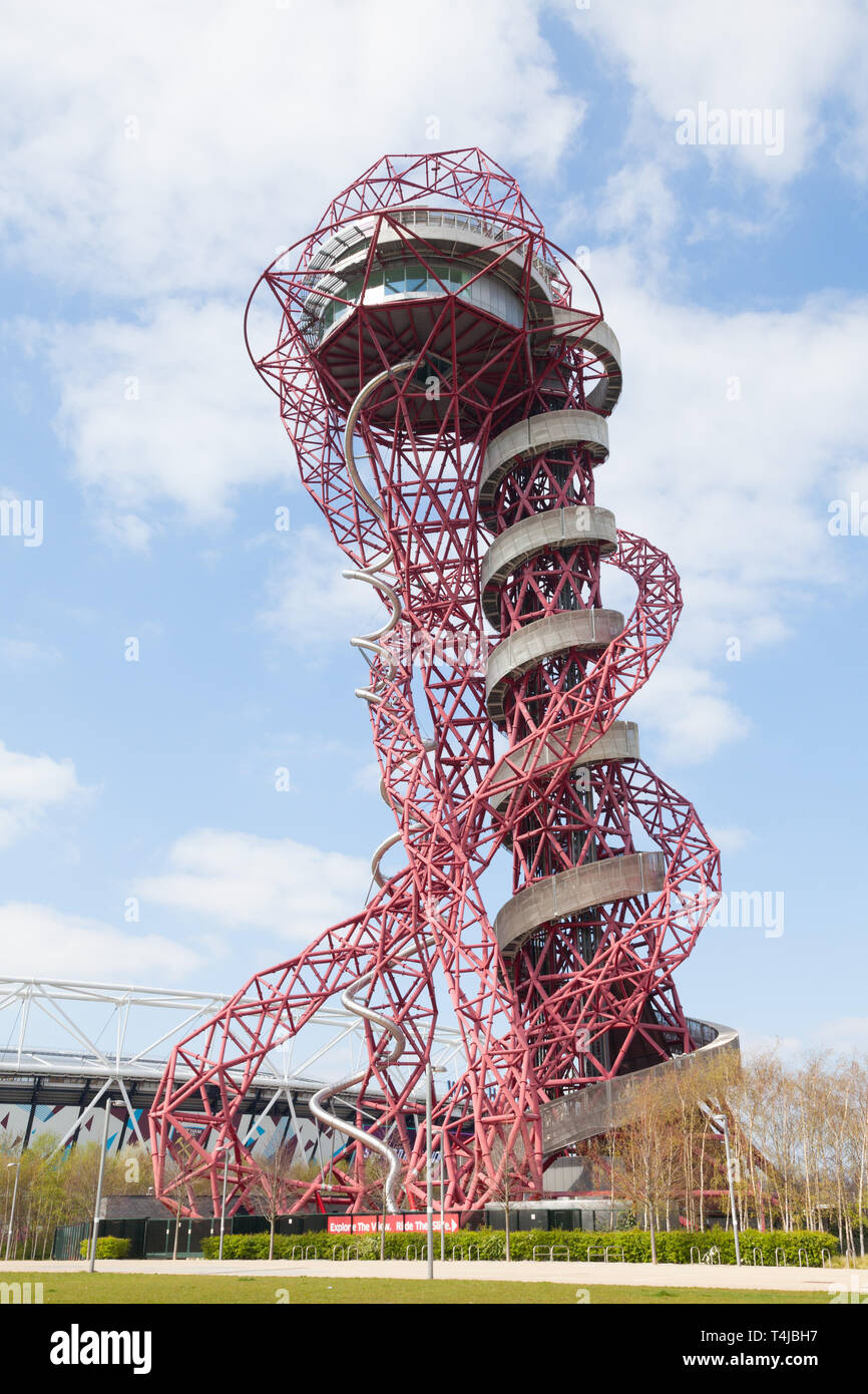 Arcelor Mittal Orbit tower,Queen Elizabeth Olympic Park, Stratford ...