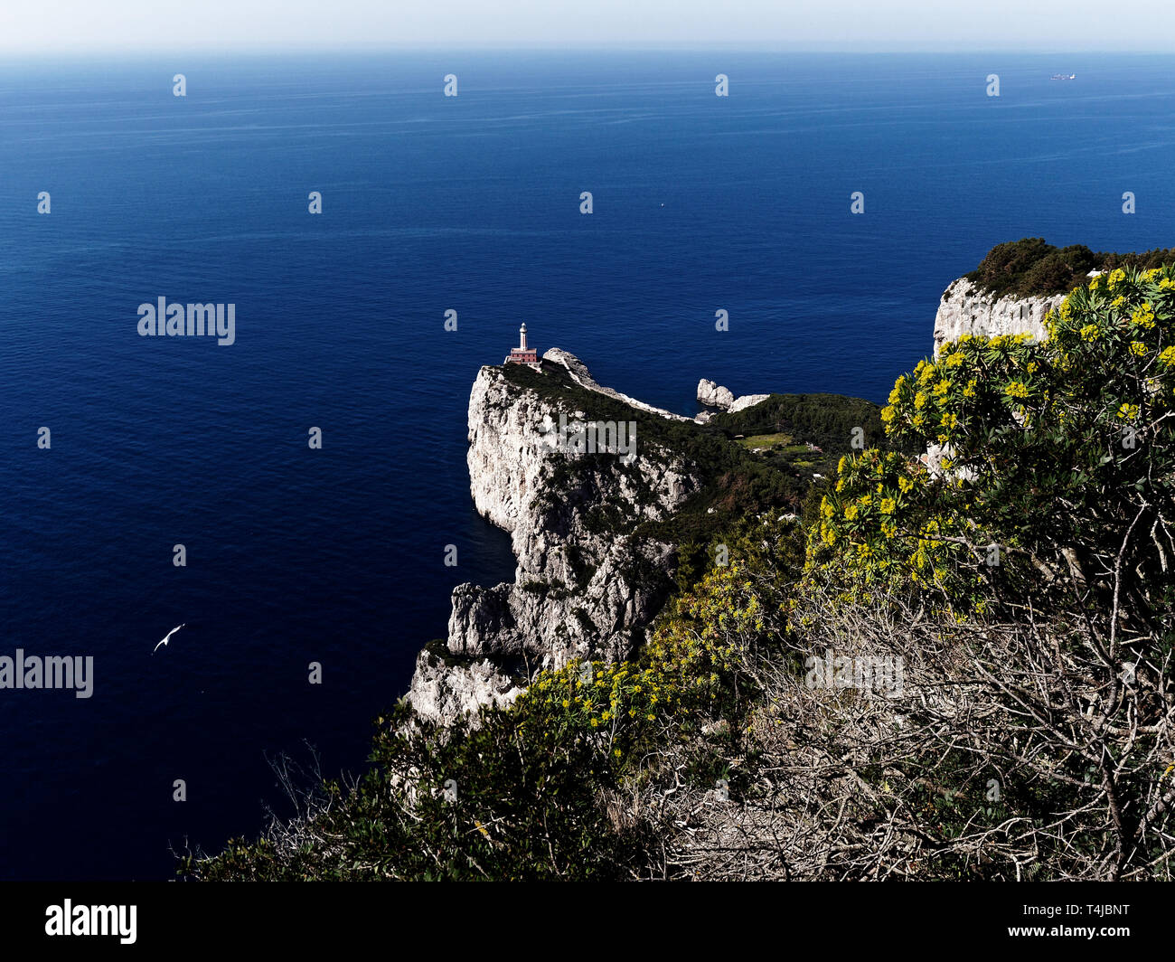 Capri island lighthouse hi-res stock photography and images - Alamy