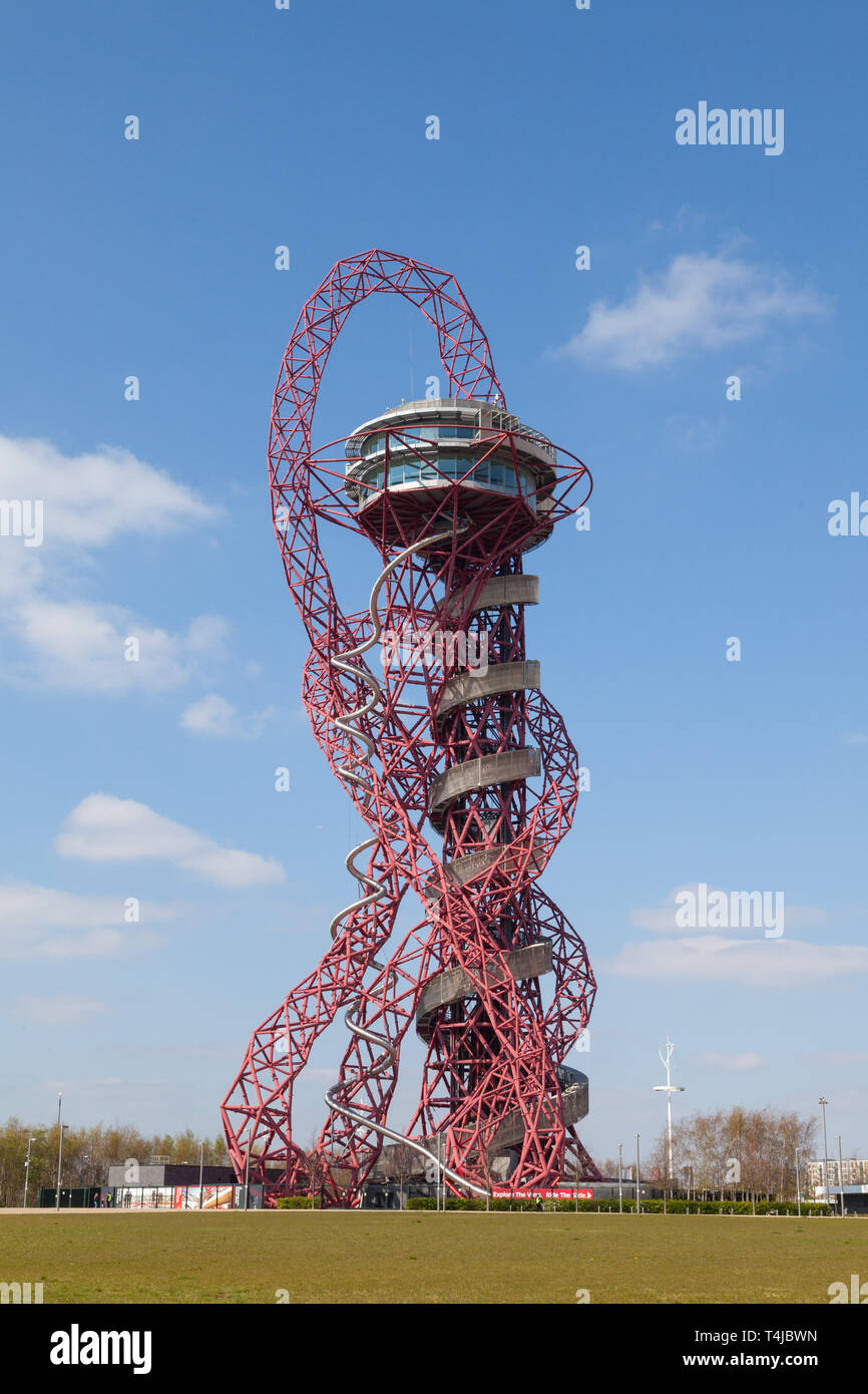 Arcelor Mittal Orbit tower,Queen Elizabeth Olympic Park, Stratford ...