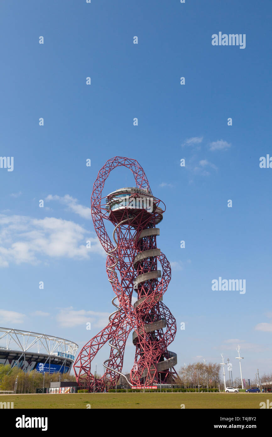 Arcelor Mittal Orbit tower,Queen Elizabeth Olympic Park, Stratford ...