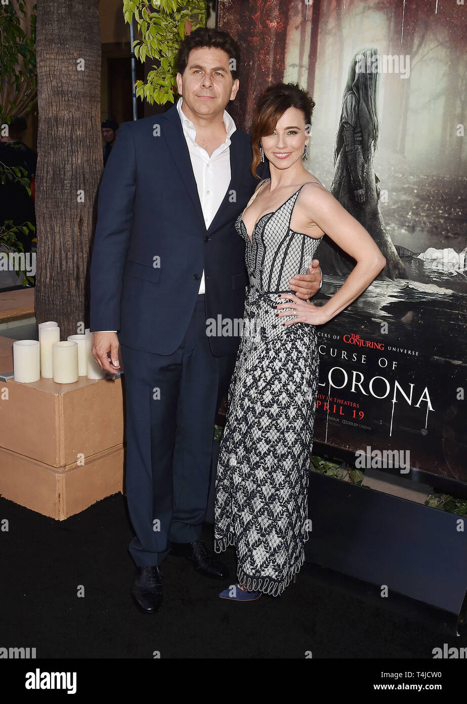 HOLLYWOOD, CA - APRIL 15: Steve Rodriguez (L) and Linda Cardellini ...