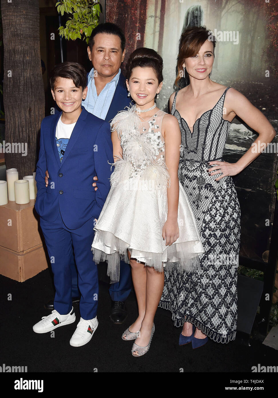 HOLLYWOOD, CA - APRIL 15: (L-R) Roman Christou, Raymond Cruz, Jaynee ...