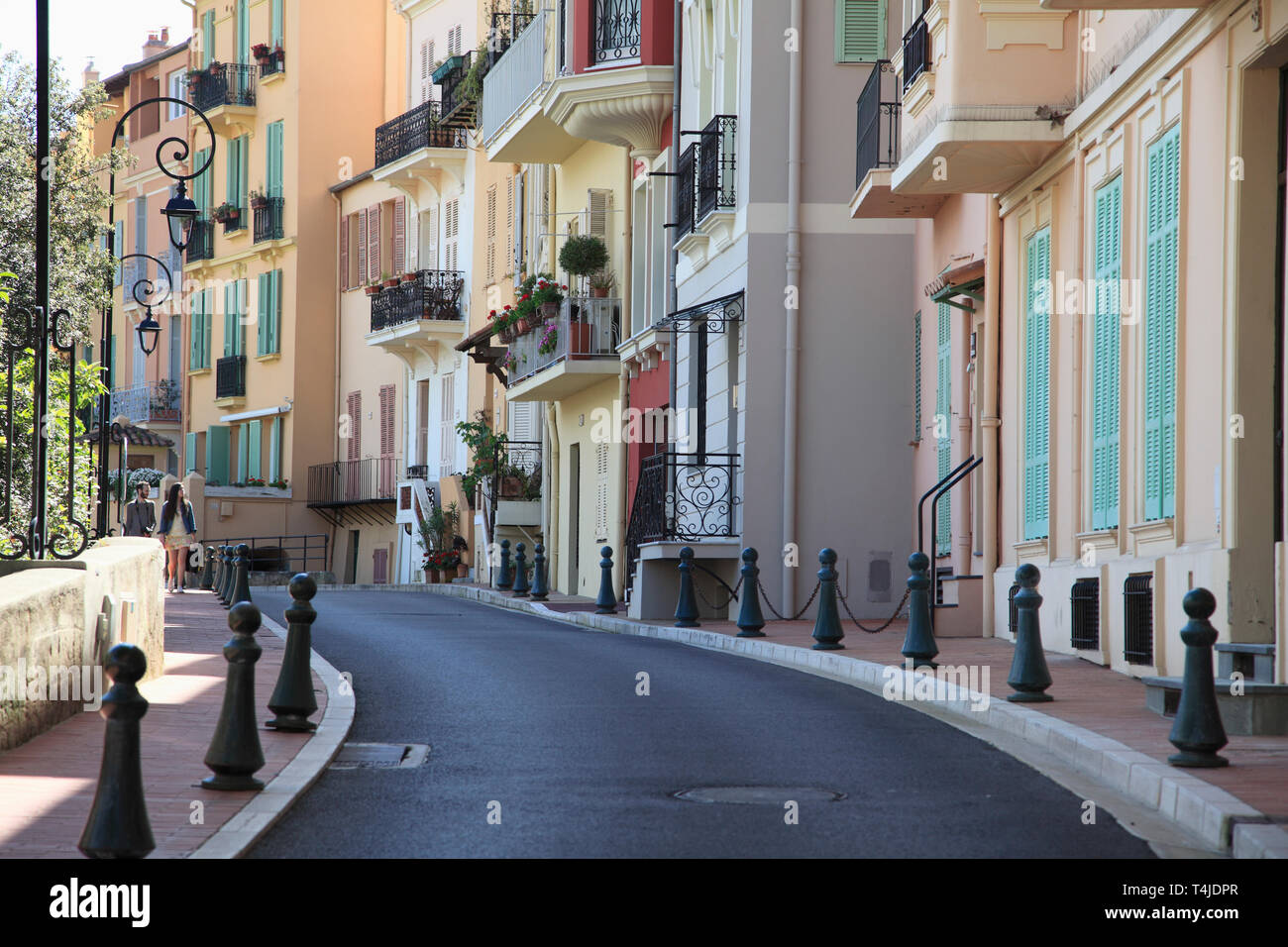 Monaco-Ville, Old Town, Le Rocher, The Rock, Monaco, Cote d Azur ...