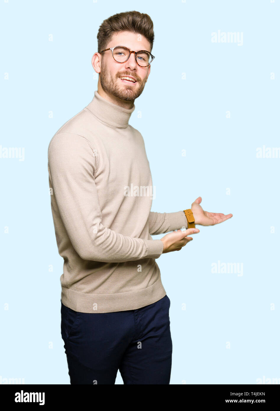 Portrait smiling polite man hi-res stock photography and images - Alamy