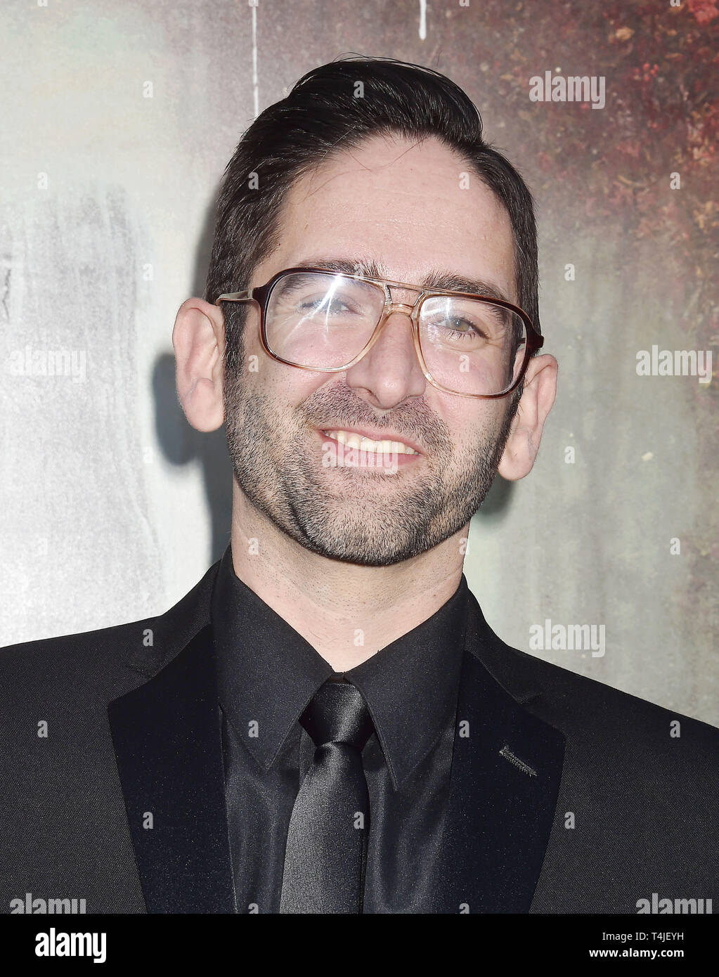 HOLLYWOOD, CA - APRIL 15: Michael Chaves arrives at the premiere of ...