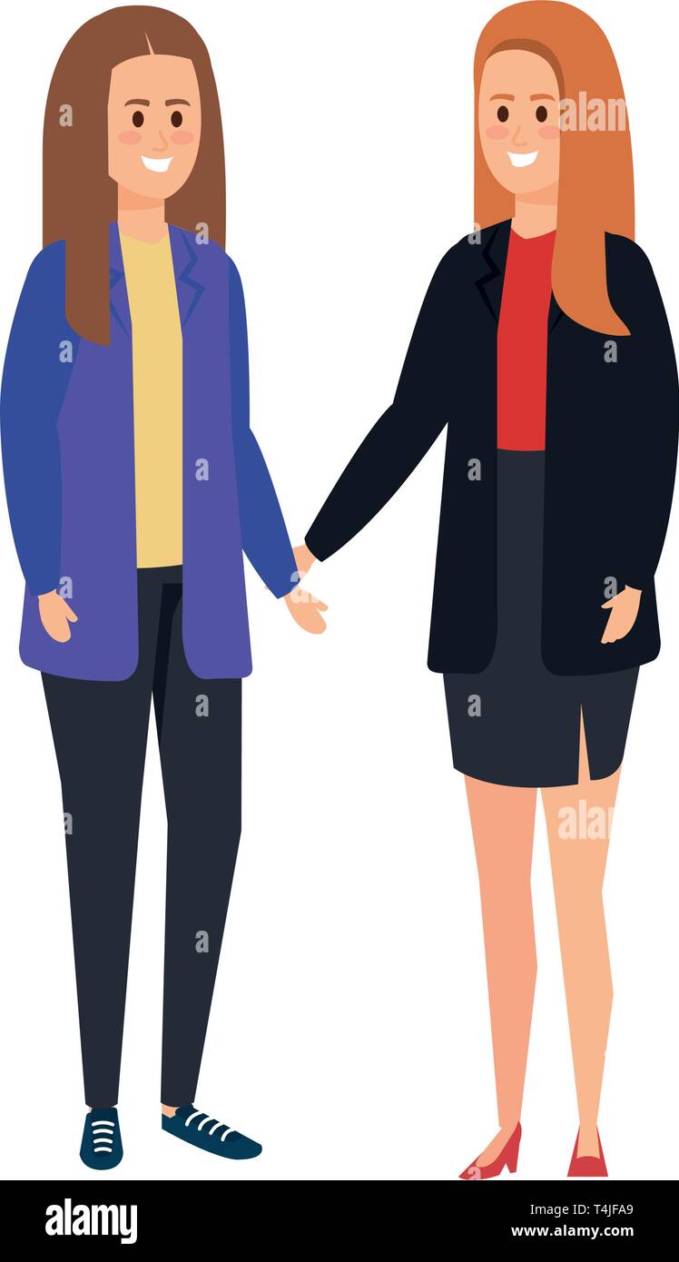 young girls friends characters Stock Vector Image & Art - Alamy