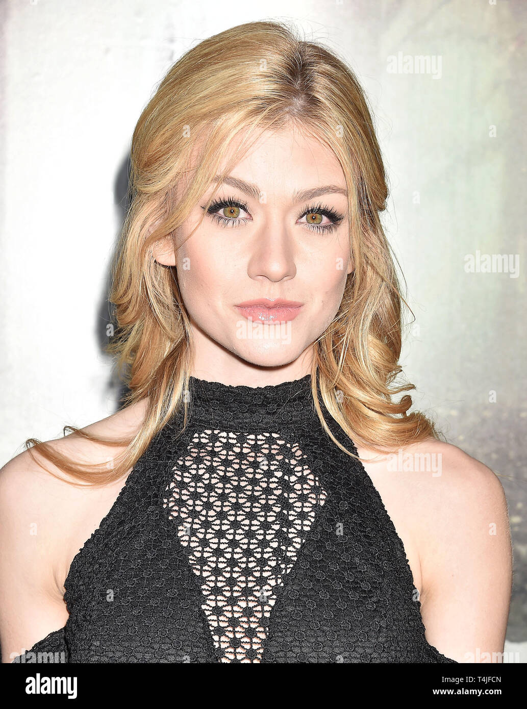 HOLLYWOOD, CA - APRIL 15: Katherine McNamara arrives at the premiere of ...