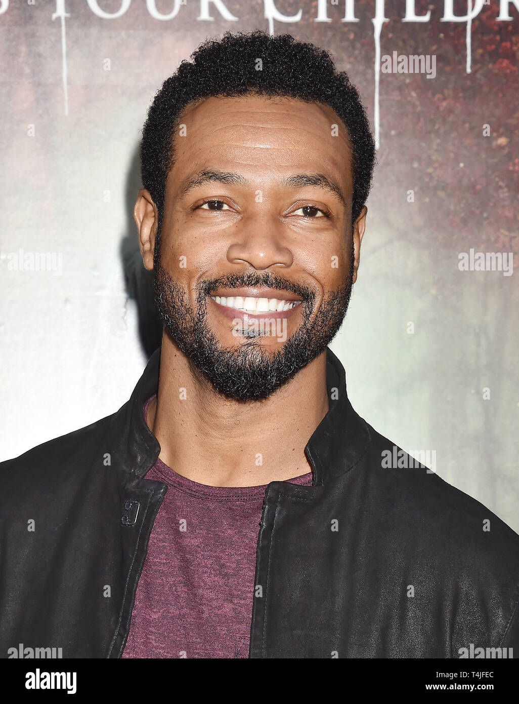 HOLLYWOOD, CA - APRIL 15: Isaiah Mustafa arrives at the premiere of ...