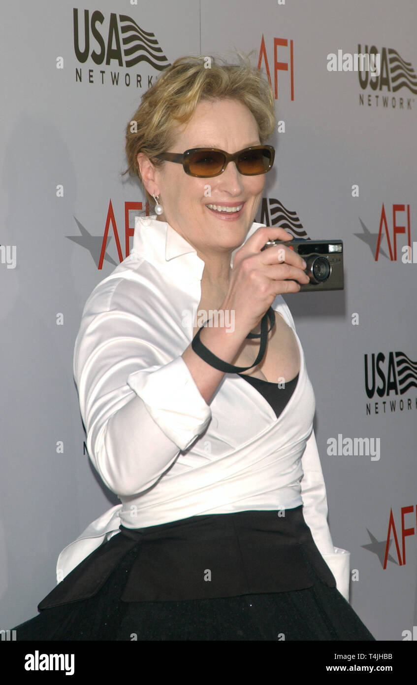 LOS ANGELES, CA. June 10, 2004: Actress MERYL STREEP at the American ...