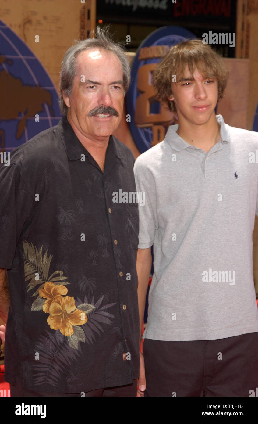 LOS ANGELES, CA. June 13, 2004: Actor POWERS BOOTHE & son PRESTON at ...