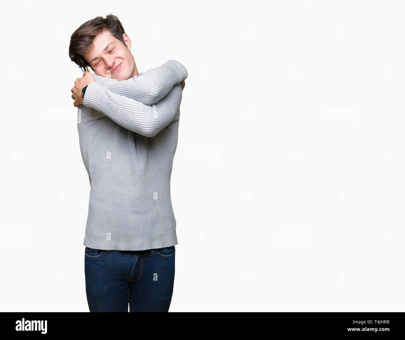 Hug himself Cut Out Stock Images & Pictures - Alamy