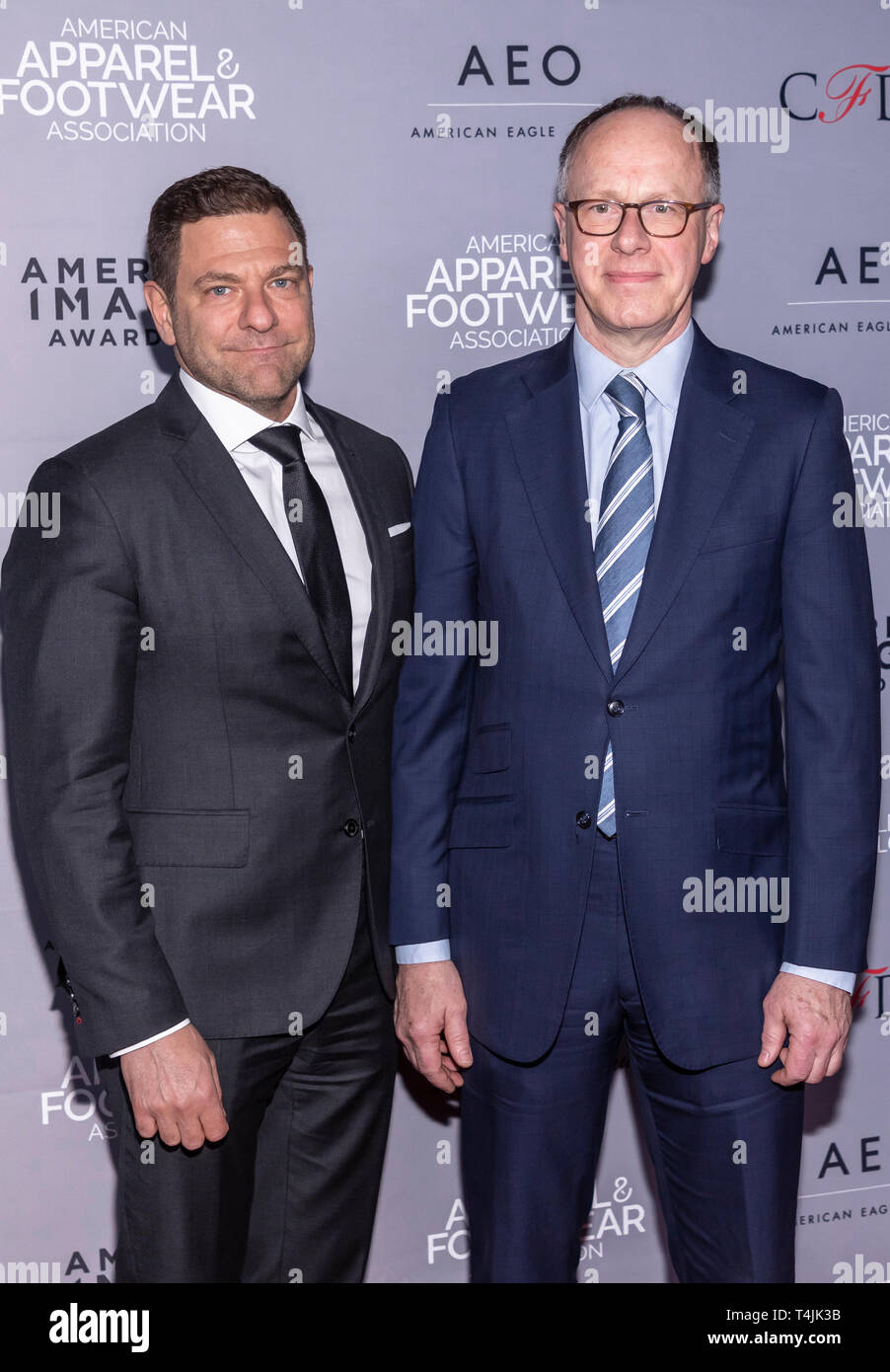 New York, NY, USA - April 15, 2019: Paul Jowdy and James Fallon attend ...