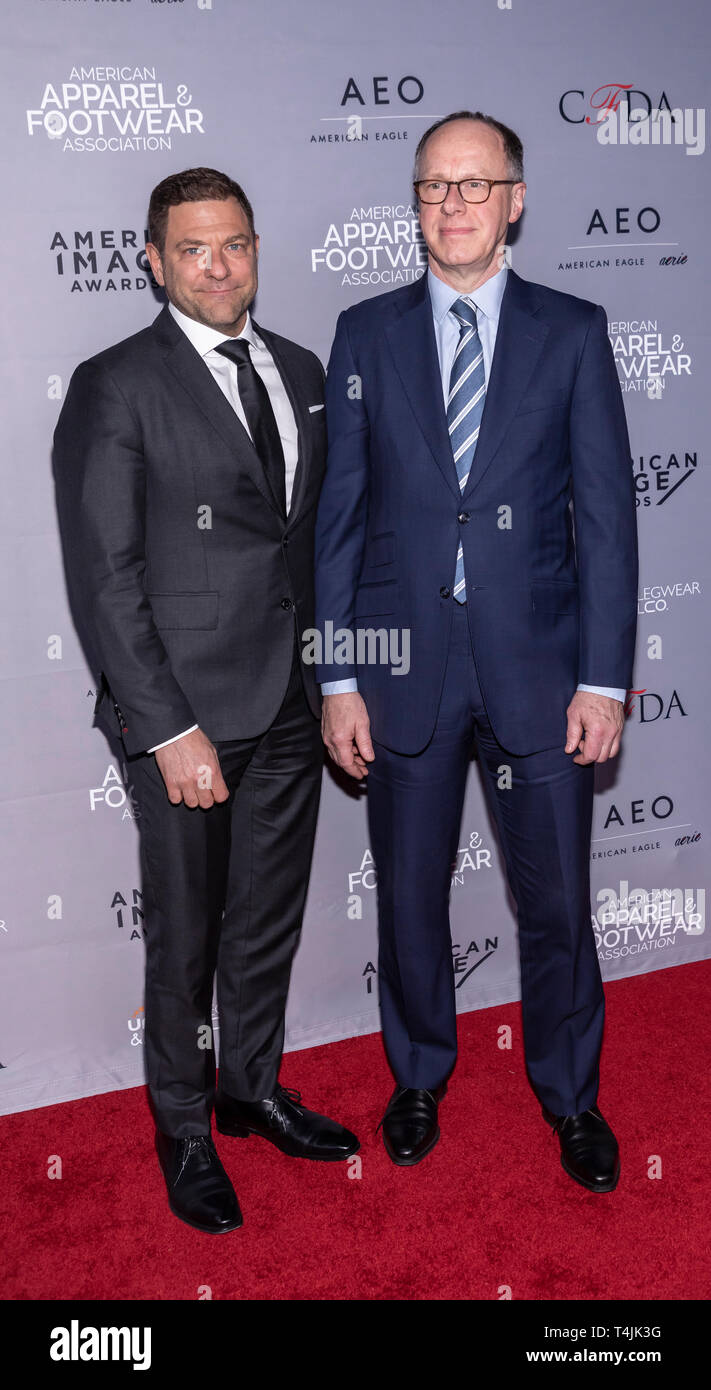 New York, NY, USA - April 15, 2019: Paul Jowdy and James Fallon attend ...
