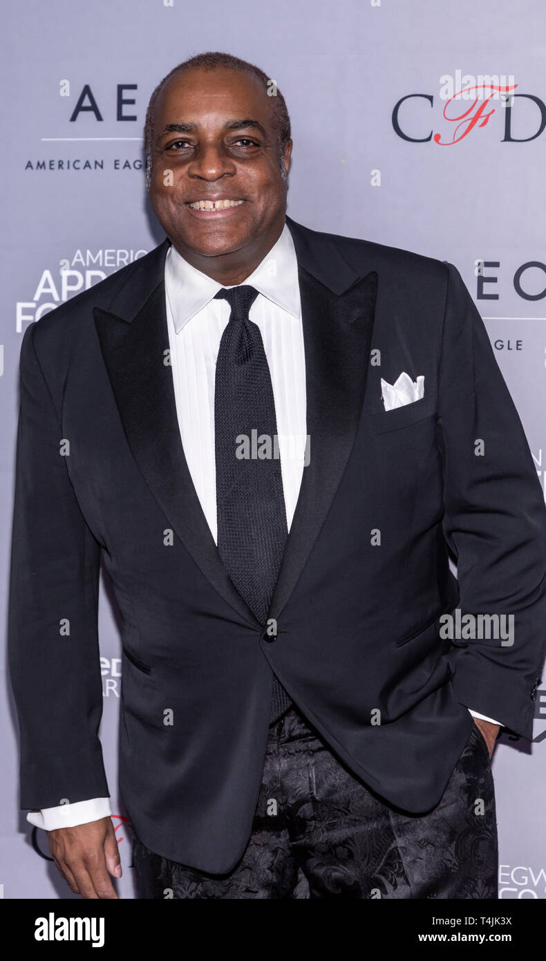 New York, NY, USA - April 15, 2019: Jeffrey Banks attends AAFA American ...