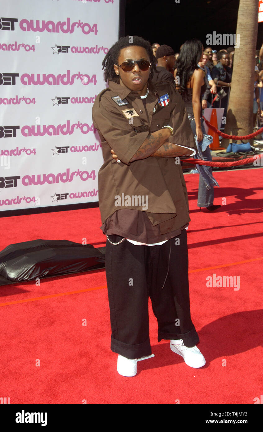 LOS ANGELES, CA. June 29, 2004: LITTLE WAYNE at the 2004 BET (Black ...