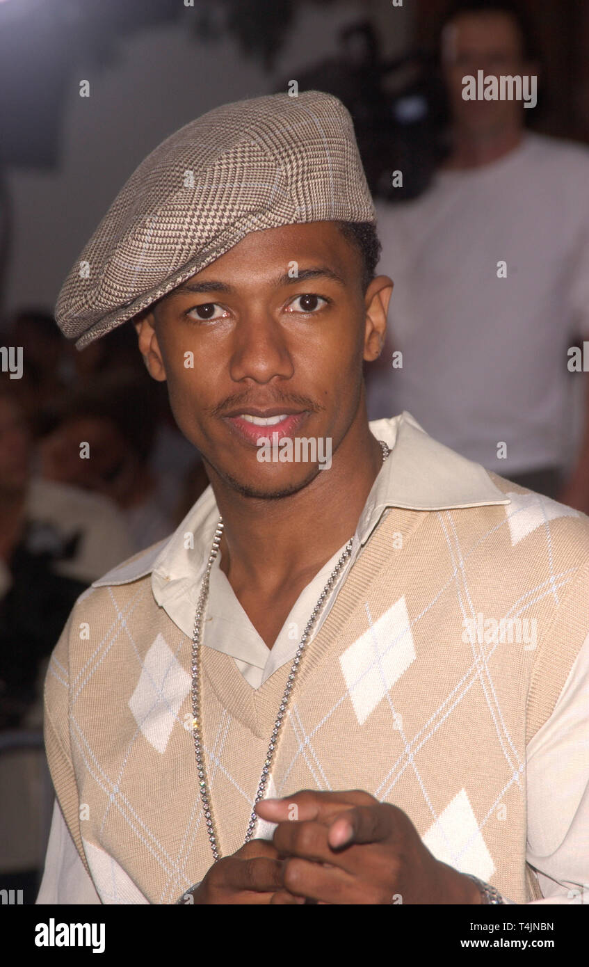 LOS ANGELES, CA. July 07, 2004: Actor NICK CANNON at the world premiere ...