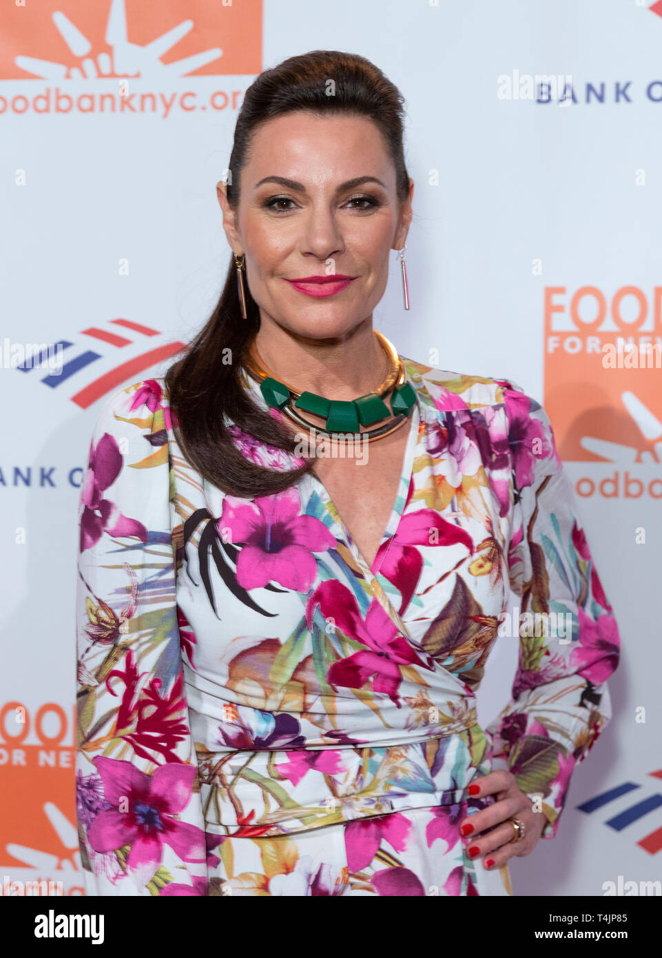 New York, NY - April 16, 2019: Luann de Lesseps wearing dress by Walker ...