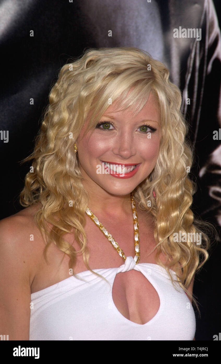 LOS ANGELES, CA. August 02, 2004: Actress COURTNEY PELDON at the world ...
