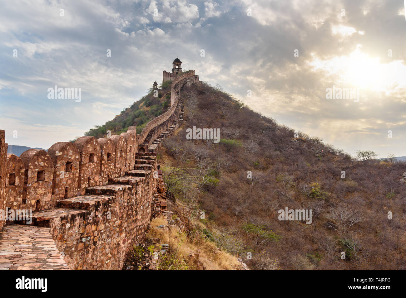 Jaipur India Amber Fort Sunset High Resolution Stock Photography and ...