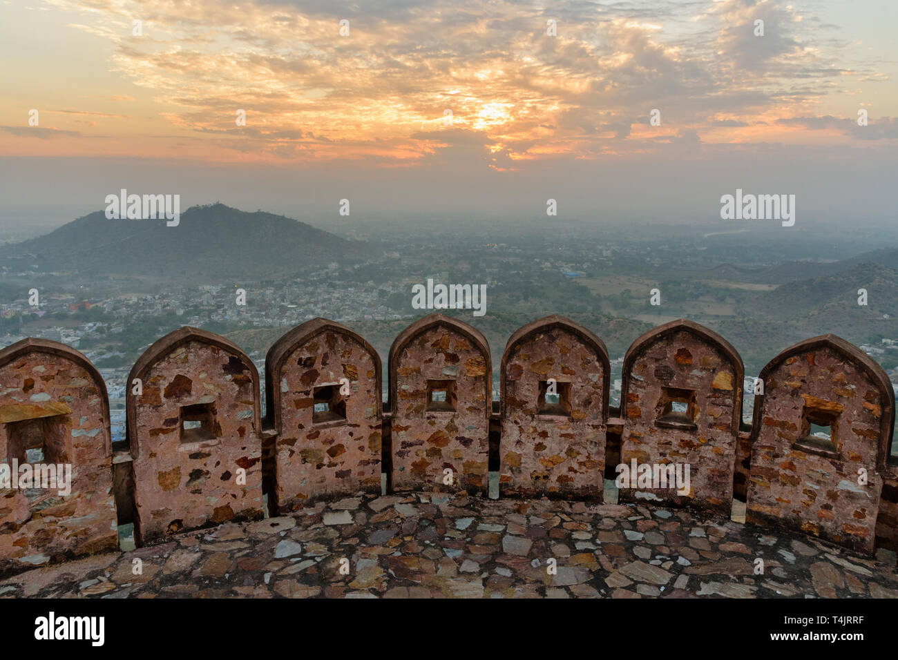 Amer fort sunrise hi-res stock photography and images - Alamy