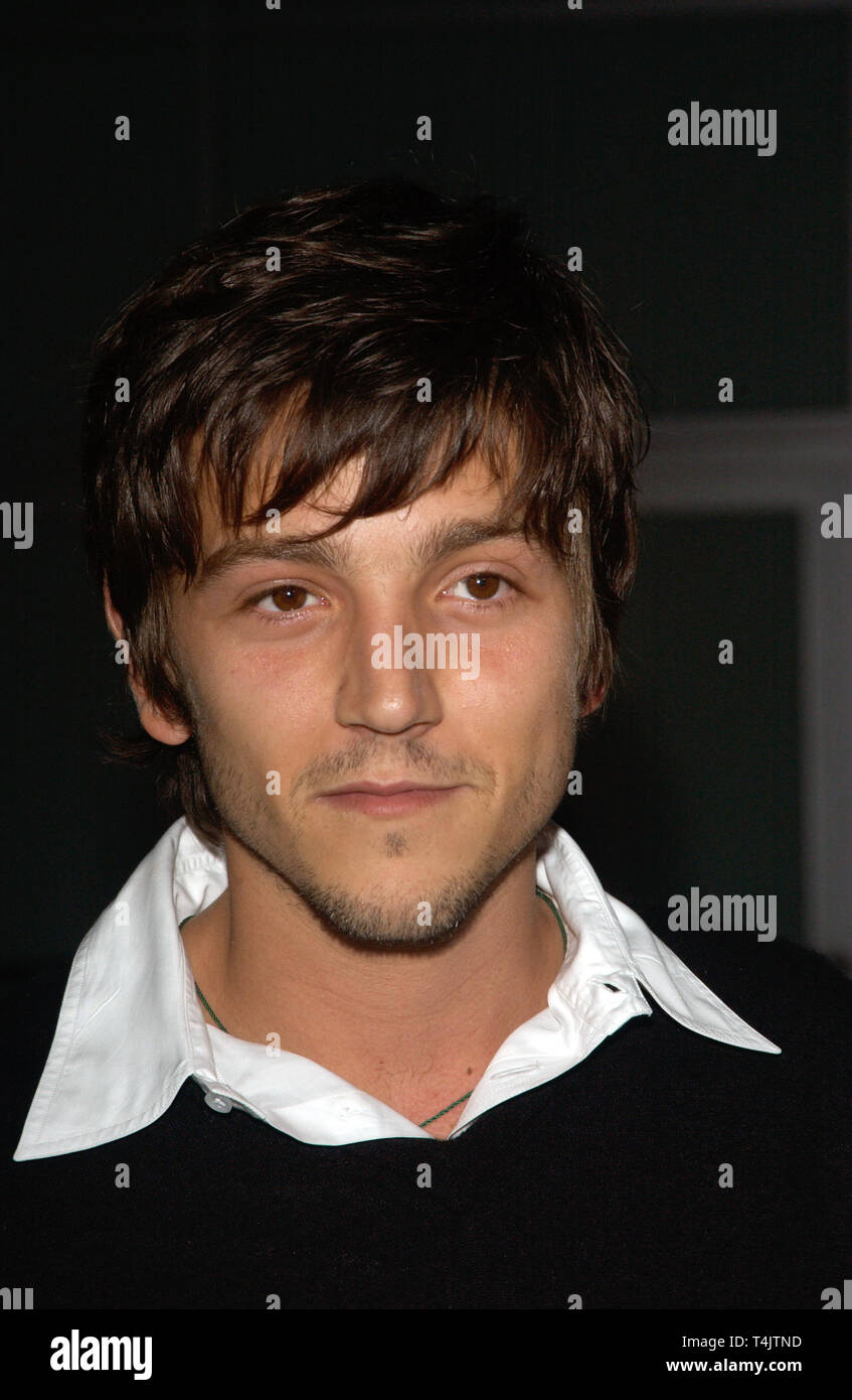 LOS ANGELES, CA. August 30, 2004: Actor DIEGO LUNA at the Los Angeles ...