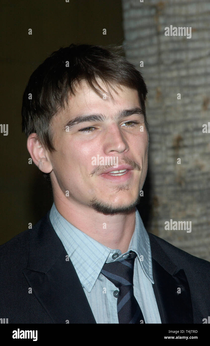 LOS ANGELES, CA. August 31, 2004: Actor JOSH HARTNETT at the world ...