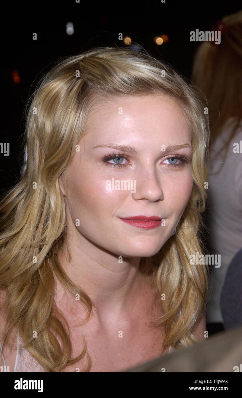 LOS ANGELES, CA. September 13, 2004: Actress KIRSTEN DUNST at the world ...