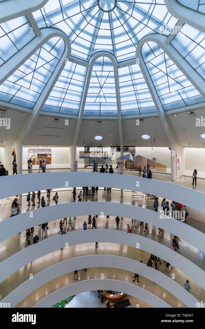 Guggenheim museum interior hi-res stock photography and images - Alamy