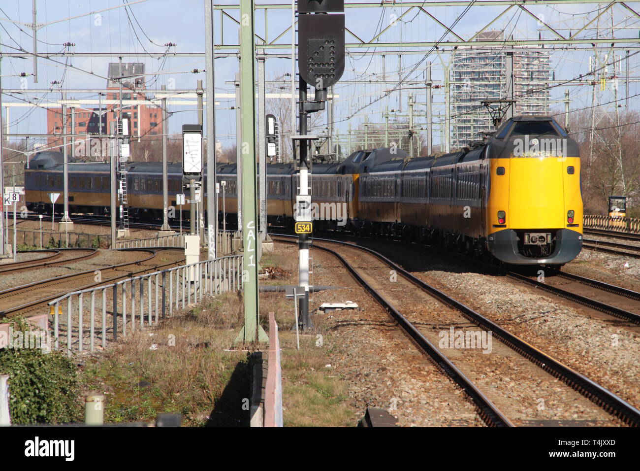 ICM Koploper intercity train at the trainstation of Den Haag Laan van ...