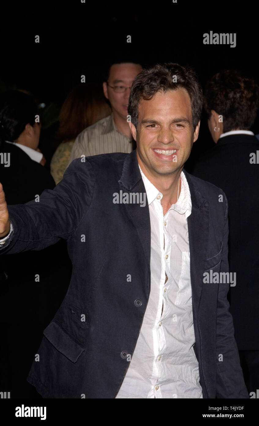 LOS ANGELES, CA. September 23, 2004: Actor MARK RUFFALO at the DVD ...