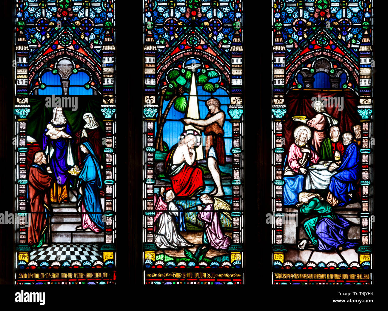 East window stained glass in Holy Trinity Church, Shenington ...